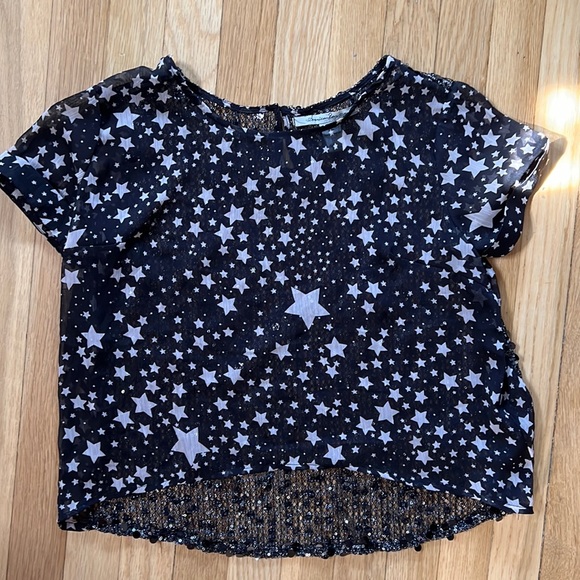 American Rag | Tops | See Through Star Shirt | Poshmark
